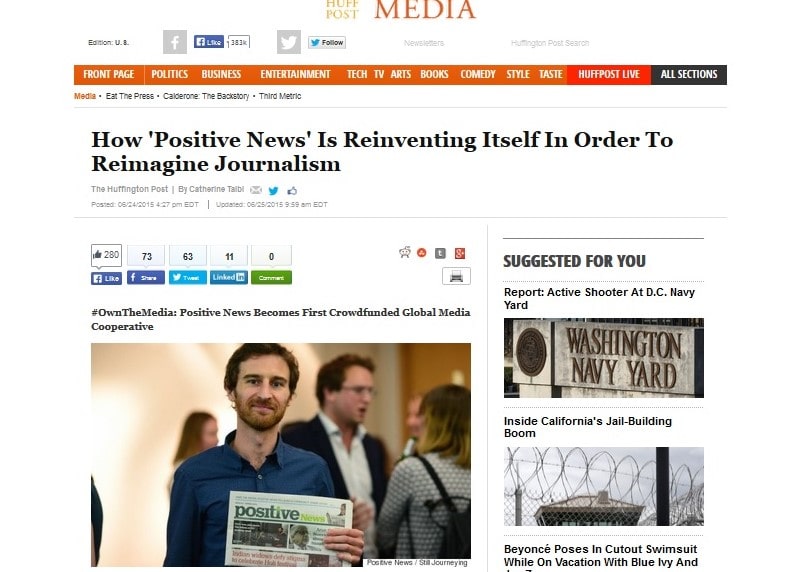#OwnTheMedia in the media - Positive News - Positive News