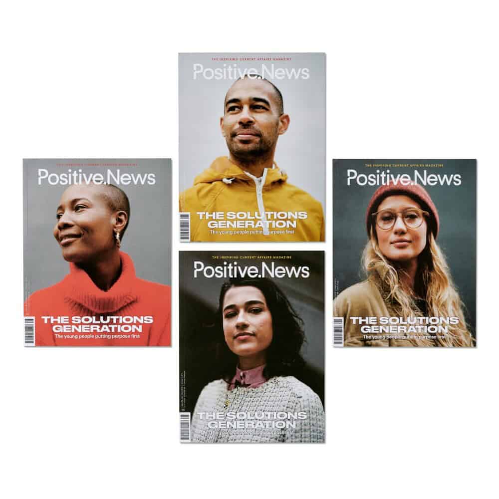 Four covers – collector's set: Positive News #96 - Positive News ...